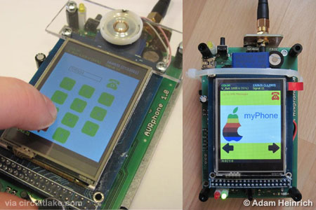 AVR Based Mobile Phone using AVR ATmega128A microcontroller