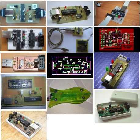 Atmel avr usb programmer using ATMEGA8 microcontroller
