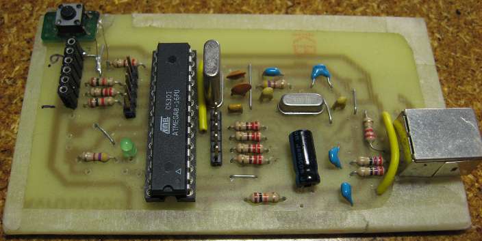 Programmer using ATMEGA8 microcontroller
