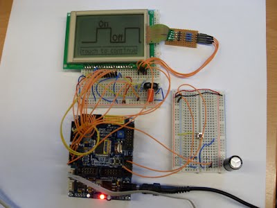 ATMega Interfacing: On/Off Controller with Touch LCD LC7981!