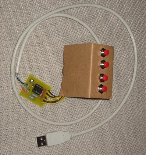 Crafting a 4-Key Keyboard with ATtiny85: Compact and Creative!