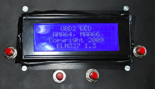 ODB-II Automotive data interface using Atmega644