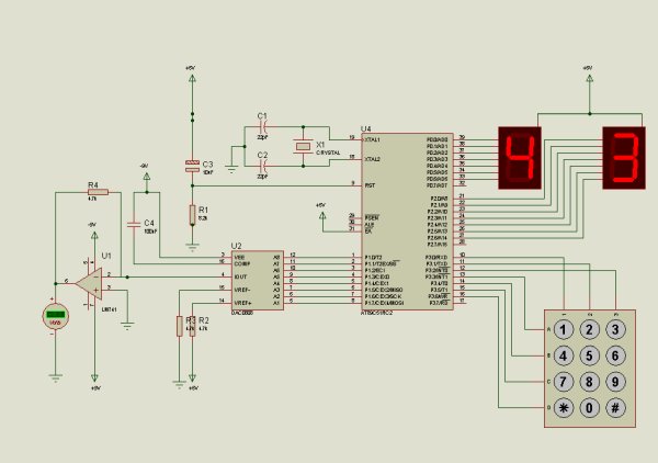 8051 PROGRAMMABLE POWER SUPPLY