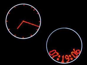 REMOTE CONTROLLED PROPELLER CLOCK CIRCUIT AT90S2313