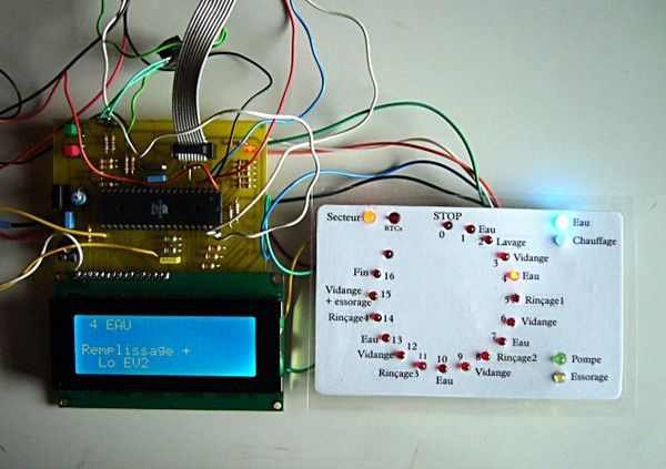 OPERATED WASHING MACHINE CONTROL CIRCUIT WITH ATMEGA32