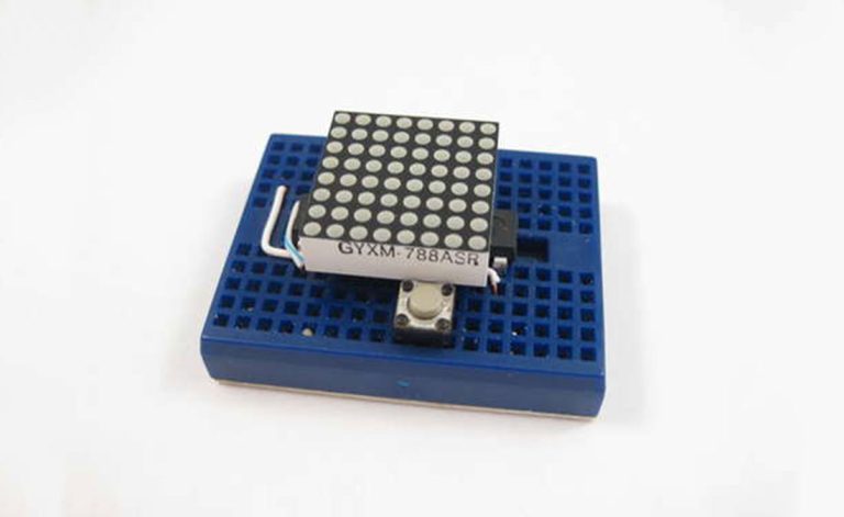 ATTiny2313 Multi-mode LED Matrix Clock
