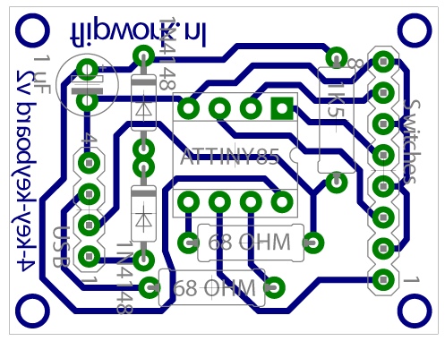 Crafting a 4-Key Keyboard with ATtiny85: Compact and Creative!