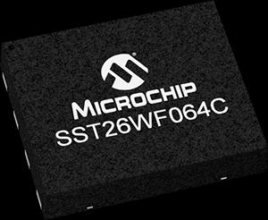 SST26WF064C: Microchip's low-voltage 64Mb SuperFlash memory