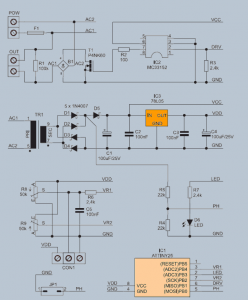 230V FAN REGULATOR CIRCUIT MOSFET MC33152 ATTINY25