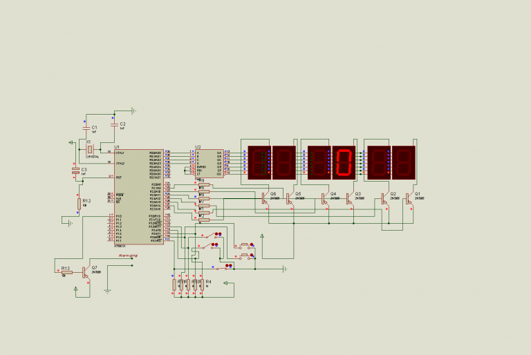 Atmega32 AVR: Building an Advanced 89C51 Digital Clock Circuit