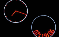 ATMEL AT89C2051 CLOCK CIRCUIT WITH LED DISPLAY