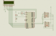 ADC0831 8051 LM35 TEMPERATURE CONTROL WITH LCD SCREEN