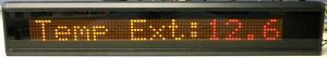ATMEGA128 MMC CARD SUPPORTED 3-COLORS LED SIGN MESSAGE BOARD