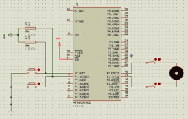AT89C51 L293D DC MOTOR WITH DOOR CONTROL CIRCUIT