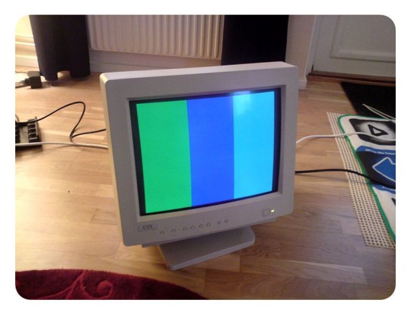 MONITOR TEST CIRCUIT WITH ATMEGA88