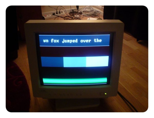 MONITOR TEST CIRCUIT WITH ATMEGA88