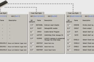 Configuring AVR Microcontroller Fuse Bits & Flashing LED Program