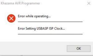 Fixing USBASP Clone Clock Error: Firmware Upgrade Guide