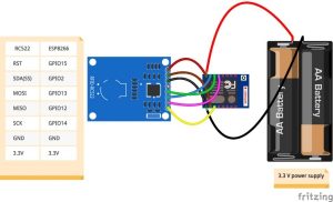 Wiring-RFID-RC522-Module - ATMega32 AVR