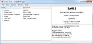 How to Install and Setup EAGLE - Projects Tutorials Code Library for Atmels Atmega32 AVR